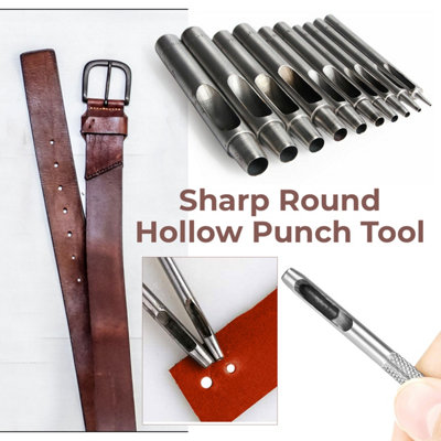 Sharp Hollow Hole Punch 8mm Hole Punch Cutter for DIY, Leathercrafts ...