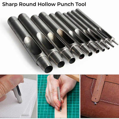 Sharp Hollow Hole Punch 8mm Hole Punch Cutter for DIY, Leathercrafts ...