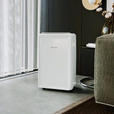 SHARP UD-P20U-W Portable Dehumidifier 20L