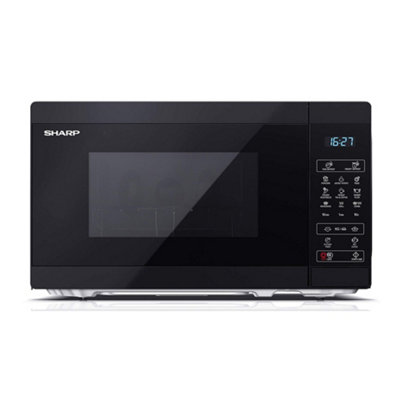 Sharp YC-MG02U-B Black 20L 800W Microwave with 1000W Grill and Touch ...