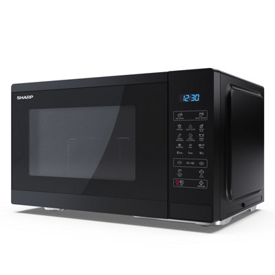 Sharp YC-MG252AU-B Black 25L 900W Microwave with 1000W Grill and Touch ...