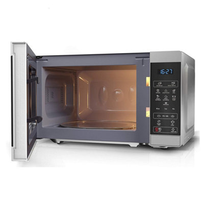 Sharp YC-MS02U-S Microwave Silver 800W with 11 Power Levels & 8 Preset ...