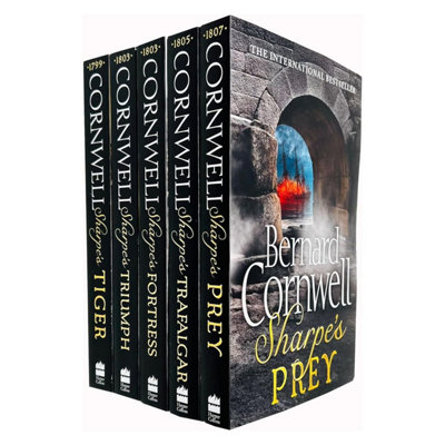 Sharpe Series Books 1 - 5 Collection Set by Bernard Cornwell (Tiger ...