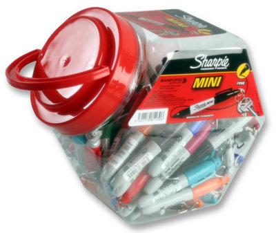 SHARPIE - Fine Bullet Tip Mini Permanent Marker Pens - Pack of 72 ...