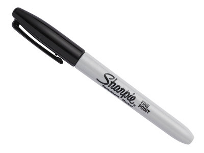 Sharpie Fine Tip Permanent Marker in Black - Versatile and Durable ...
