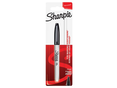 Sharpie Fine Tip Permanent Marker in Black - Versatile and Durable ...