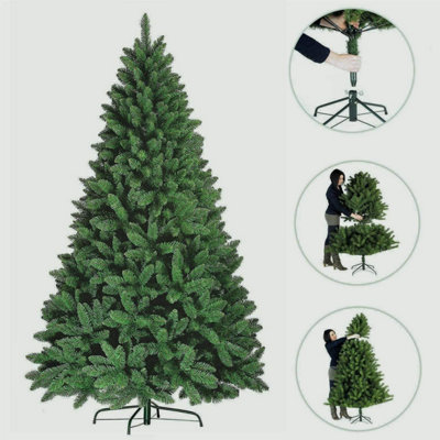 Shatchi 4FT Imperial Pine Artificial Christmas Tree in Green