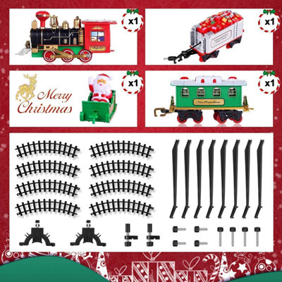 SHATCHI CHRISTMAS TREE TRAIN SET-AROUND THE TREE XMAS DECORATION ...