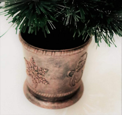 Shatchi Nova Multicolour Fibre Optic Christmas Tree 2ft