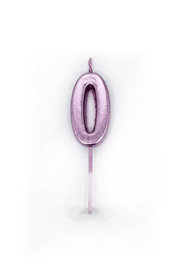 Shatchi Number Candle Pink 0 Candle Birthday Anniversary Party Cake ...