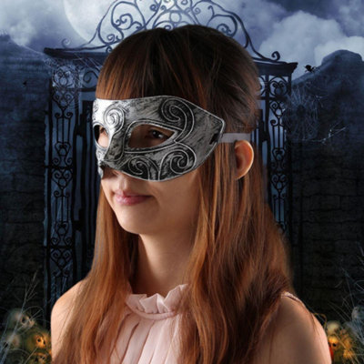 Shatchi Venetian Masquerade Lace Mask Carnival Eye Masks Halloween Ball ...