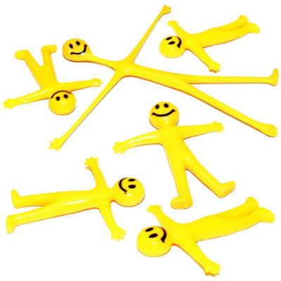 SHATCHI Yellow 200Pk Stretchy Unisex Strechy Man Kids Smiley Men ...