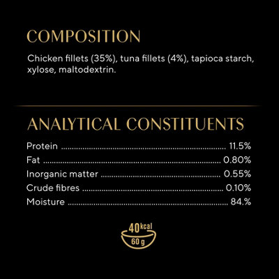 Sheba Fillets Cat Food Tray Chicken & Tuna In Gravy 60g x 32 (Pack of 32)