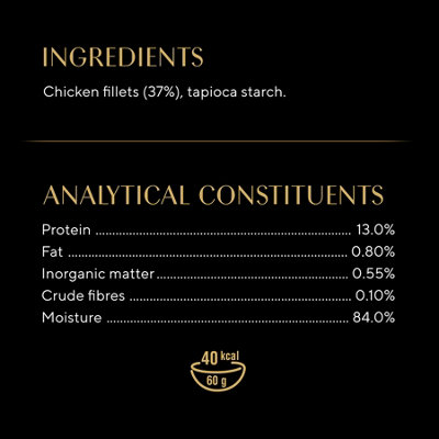 Sheba Fillets Cat Food Tray With Chicken In Gravy 60g (Pack of 30)