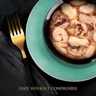 Sheba Fillets Tray Chicken Shrimp & Ocean Fish Gravy 60g x 32 (Pack of 32)