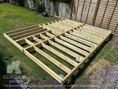Shed Base and Decking Base. Groundscrew Base for Garden Structures ...
