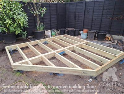 Shed Base and Decking Base. Groundscrew Base for Garden Structures ...