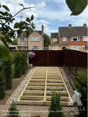 Shed Base and Decking Base. Groundscrew Base for Garden Structures ...
