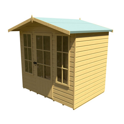 SHED BASE, ASSEMBLY AND ELTON 7X5 SHIPLAP ROOMS FOR THE GARDEN WITH ...