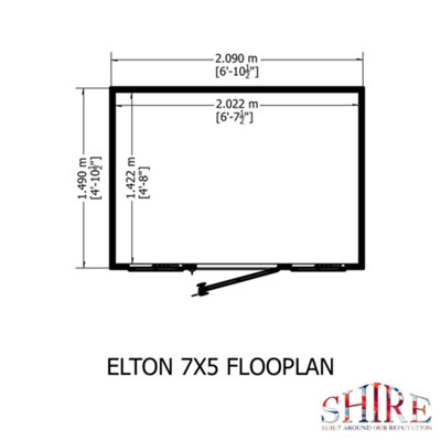 SHED BASE, ASSEMBLY AND ELTON 7X5 SHIPLAP ROOMS FOR THE GARDEN WITH ...