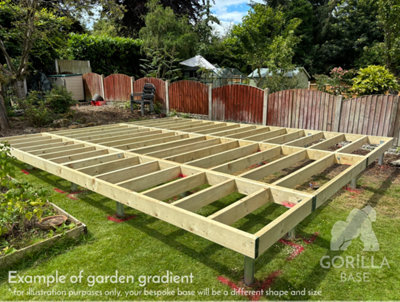 SHED BASE, ASSEMBLY AND MURROW 8X8 DD SHIPLAP MULTIFUNCTIONAL GARDEN ...