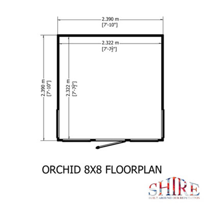Shed Base, Assembly and Orchid 8x8 Shiplap Rooms for the Garden with ...
