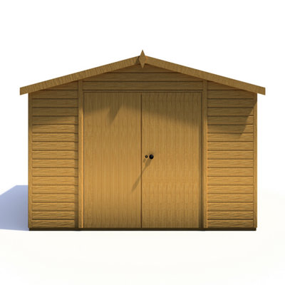 SHED BASE, BUILDING AND ATLAS 10X10 DD SHIPLAP MULTIFUNCTIONAL GARDEN ...