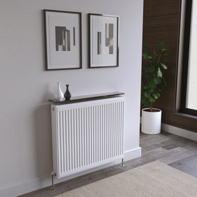 Shelf Depot Gloss Black Radiator Shelf (L)600mm (D)150mm