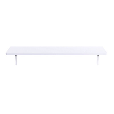 Shelf Depot Gloss White Radiator Shelf (L)600mm (D)150mm