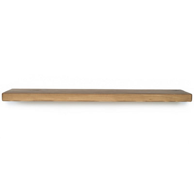 Shelf INVISIBLE Brackets 140mm Medium Oak 140cm