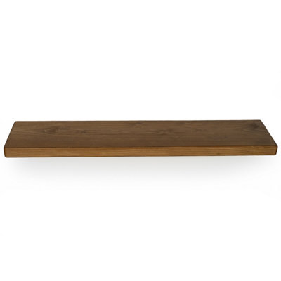 Shelf INVISIBLE Brackets 140mm Medium Oak 140cm