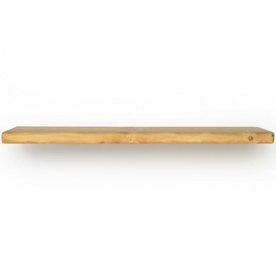 Shelf INVISIBLE Brackets 215mm Old Oak 70cm