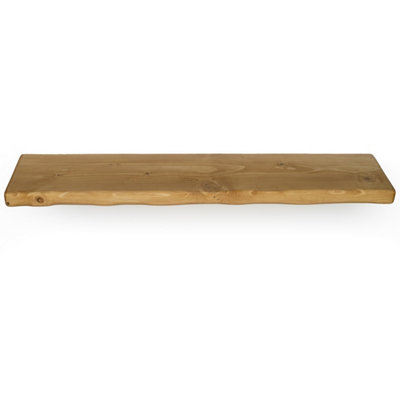 Shelf INVISIBLE Brackets 215mm Old Oak 70cm