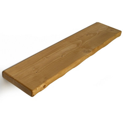 Shelf INVISIBLE Brackets 215mm Old Oak 70cm