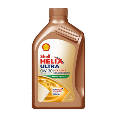 Shell Helix Engine Oil Ultra ECT C2/C3 0w30 Fully Synthetic Carbon ...