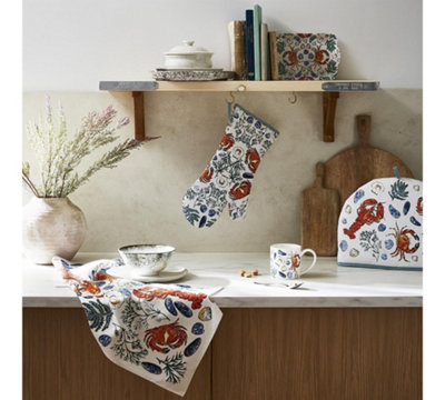 Shellfish Animal Print Printed MDF Coasters (4 Pack)