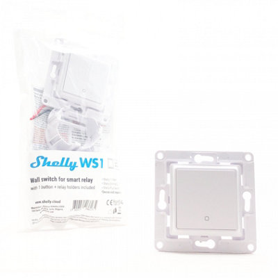 Shelly Smart Wireless Wall Switch 1 (White)