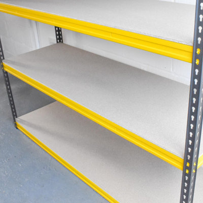 Shelving Unit - 400kg Heavy Duty Trade Master Pro Storage Shelves ...