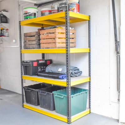 Shelving Unit - 400kg Heavy Duty Trade Master Pro Storage Shelves ...