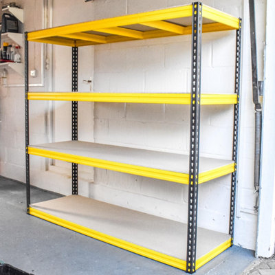 Shelving Unit - 400kg Heavy Duty Trade Master Pro Storage Shelves ...