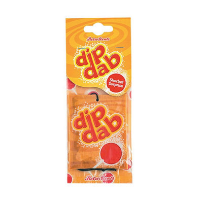 Sherbet Sweet DIP DAB Car Air Freshener, Lemon