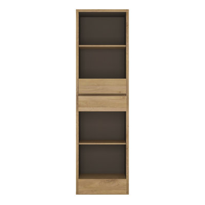 Shetland Tall Narrow 3 Drawer bookcase