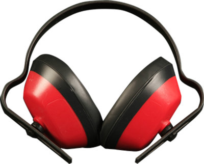 Shield Painter & Decorator Ear Defenders With Headband-Red/Black, Best ...