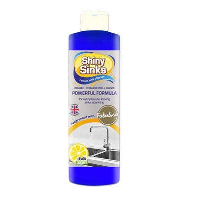 Shiny Sinks Cream Sink Cleaner Ceramic Stainless Steel Granite Lemon ...
