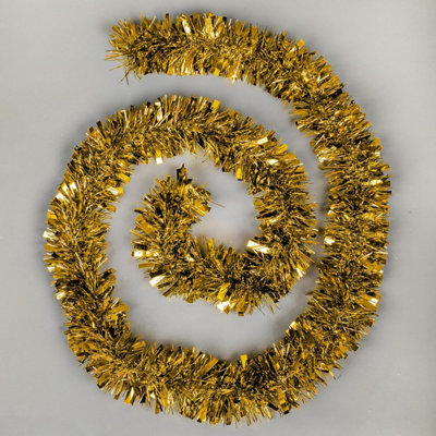 Shiny Thick Tinsel For Christmas Trees and Decoration, 2m Long, 11cm ...