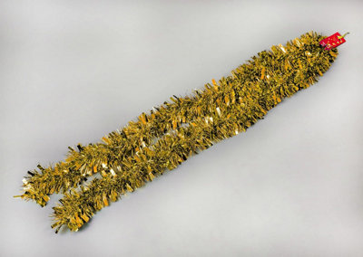 Shiny Thick Tinsel For Christmas Trees and Decoration, 2m Long, 11cm ...