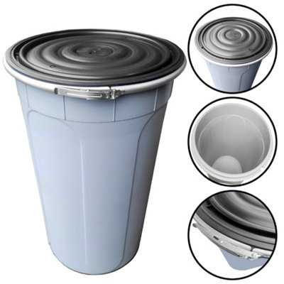 Shipping Drum 210l grey Plastic Barrel Drum Strong Industry Container ...