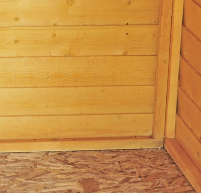 Shire 7x7 Overlap Double Door Garden Shed with Window