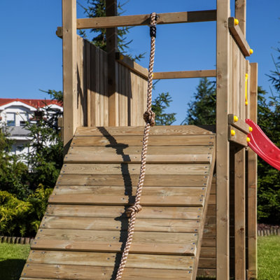 Shire Adventure Peaks Fortress 3 Climbing Tower with Swing, Slide ...