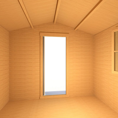 Shire Camelot 8x8 Log Cabin 19mm Logs